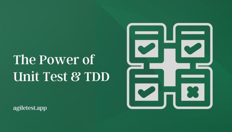 Unit Tests And Test Driven Development