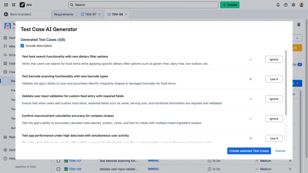 How to optimize Jira test case management with AgileTest